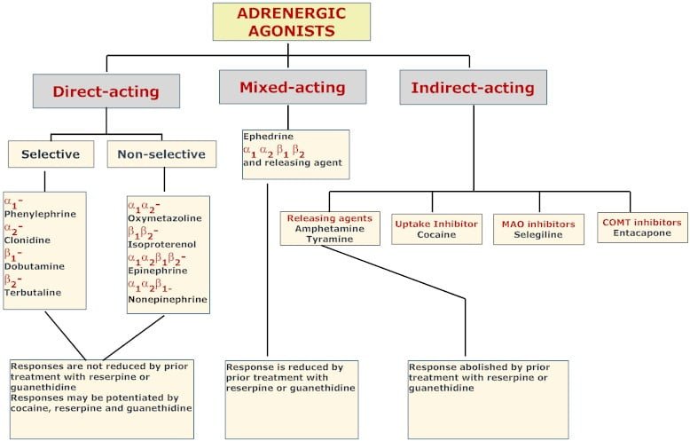 Adrenergic agonists